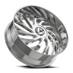 AZX-101 | Premium Gloss Black Machined & Milled Big Wheels