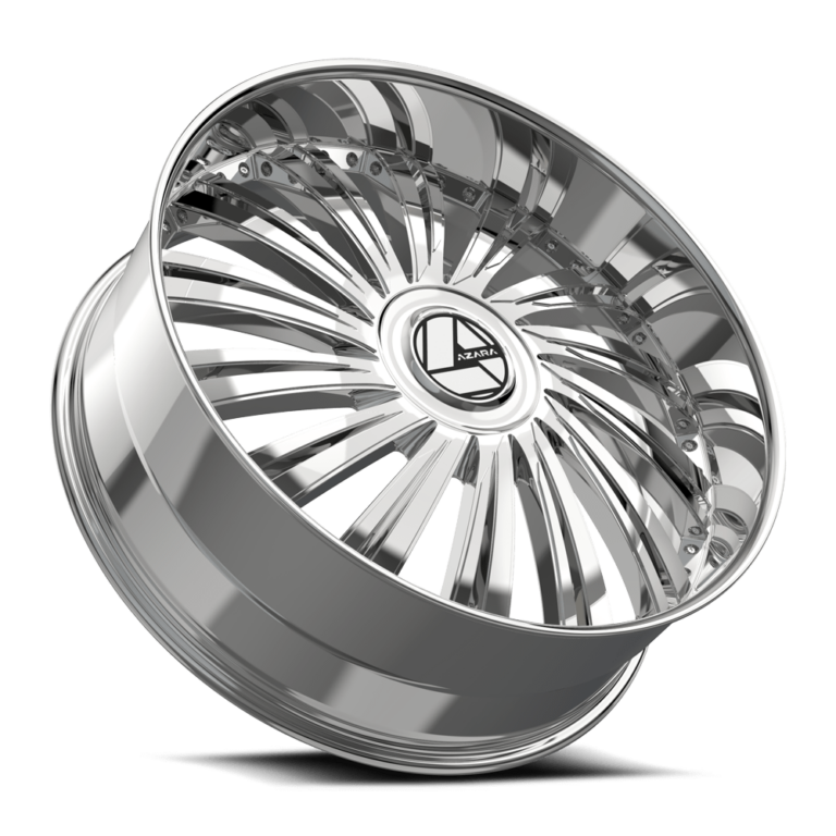 AZX-101 | Premium Gloss Black Machined & Milled Big Wheels