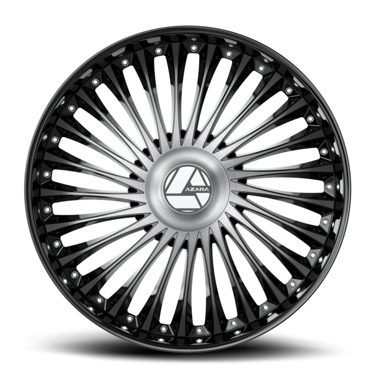 AZX 103 | Chrome & Gloss Black Finishes Stylish Big Rims